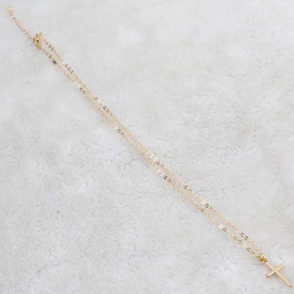 Layering cross chain neck | Jewelry | Layering Chain Cross Pendant ...